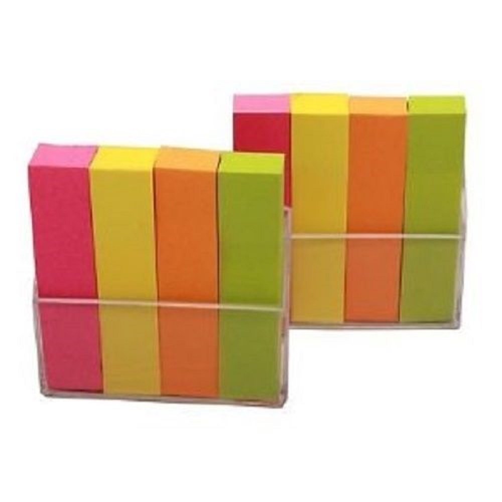 800x Coloured Small Page Markers Folder Tab Organiser Memo Sticky Notes ...