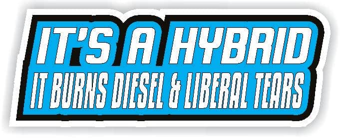 Amazon.com: Hybrid Burns Diesel Liberal Tears Light Blue Black White ...