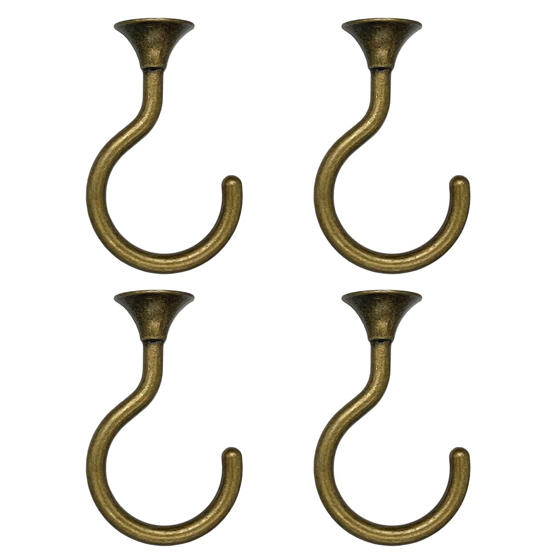 Amazon.com: 4 Sets Ceiling Hook Large Swag Heavy Duty Swag Hook with ...