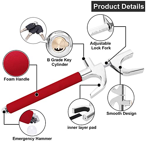 Review of The Club Pedal to Steering Wheel Crook Lock - The Car Stuff
