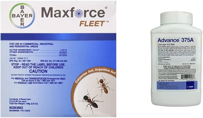 Amazon.com: Bayer Max Force Fleet Ant Gel + Advance 375a Select ...