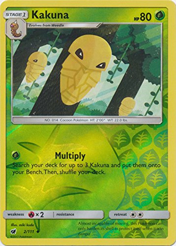 Buy Pokemon - Kakuna - 2/111 - Uncommon - Reverse Holo Online at Low ...
