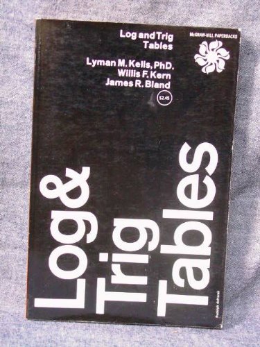 Log and Trig Tables: Kells: 9780070336018: Amazon.com: Books