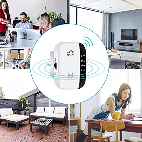 WiFi Extender, WiFi Range Extender, 2.4GHz/300Mbps WiFi Range Signal ...