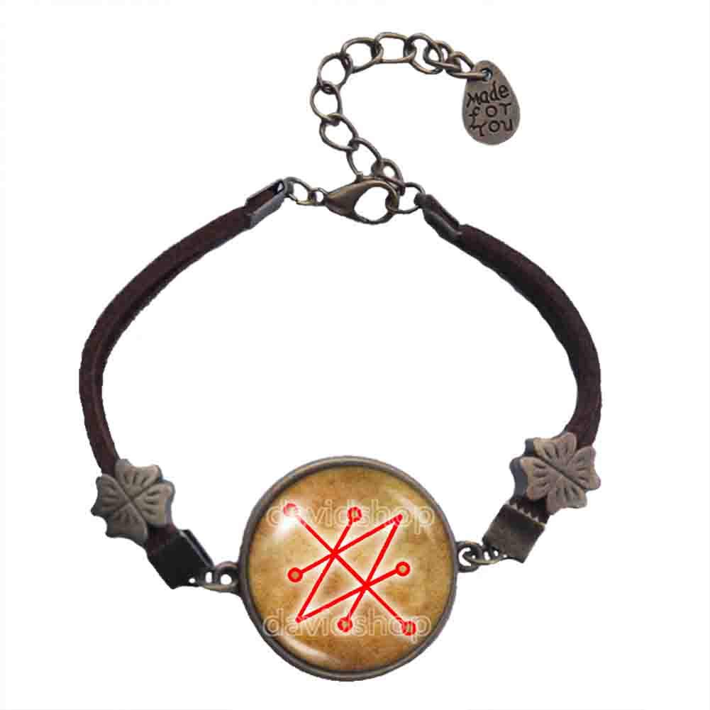 Amazon.com: Azazel Sigil of Saturn Bracelet Pendant Fashion Jewelry ...