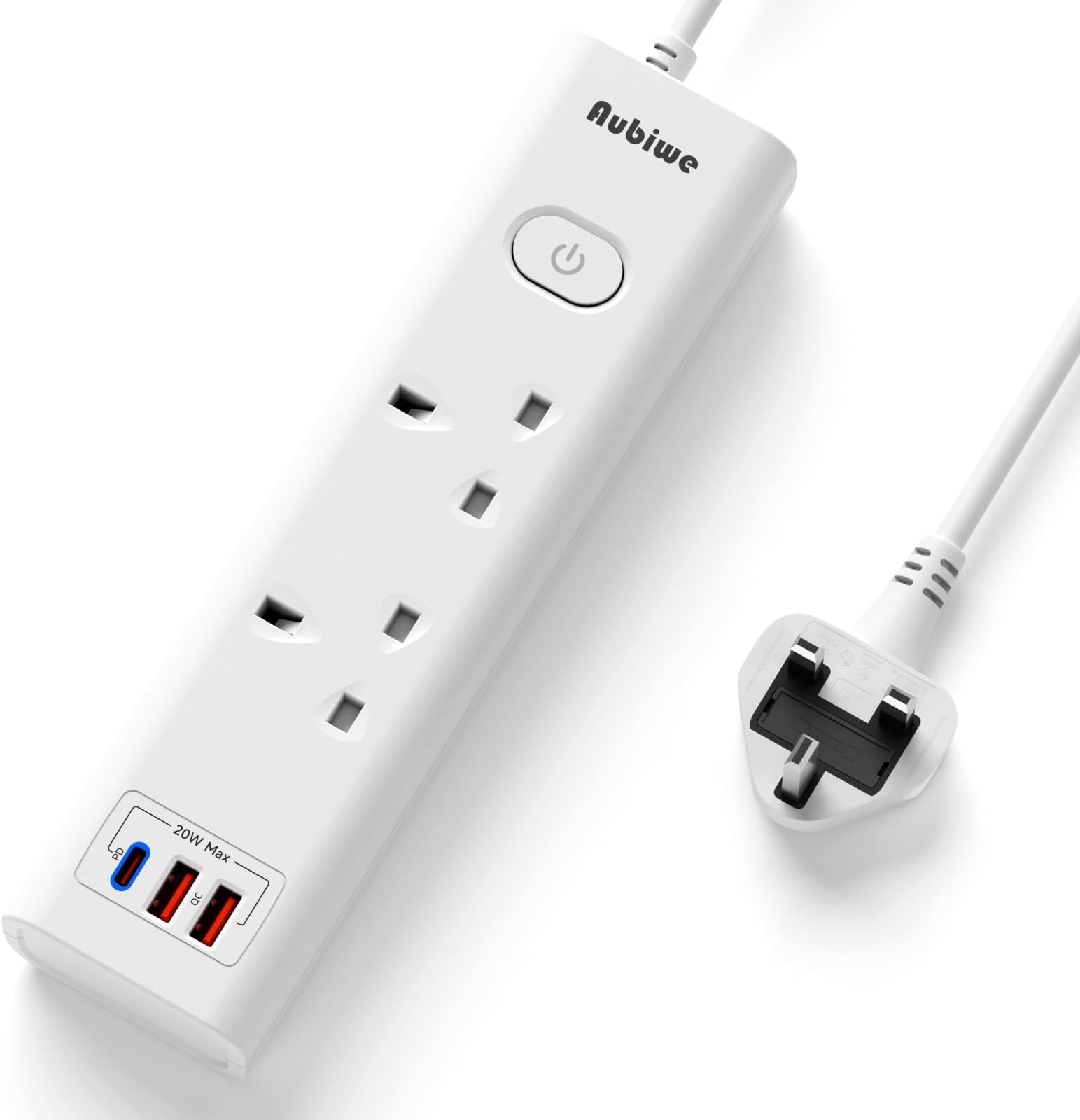 Mercury | 2 Gang Extension Lead USB Charging | 2 Metre: Amazon.co.uk ...