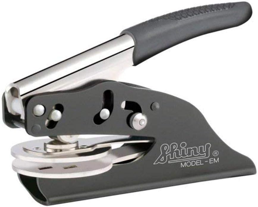 Amazon.com: Shiny EM Embosser Handle - Only Handle for Round Die - 1-5/8"