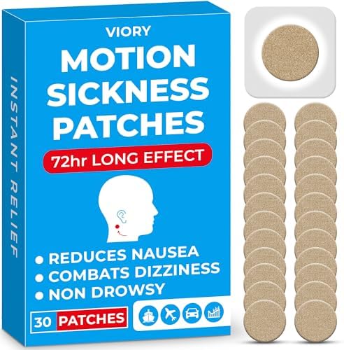 Amazon.com: 48 Counts Motion Sickness Patches & Sea Sickness Bands for ...