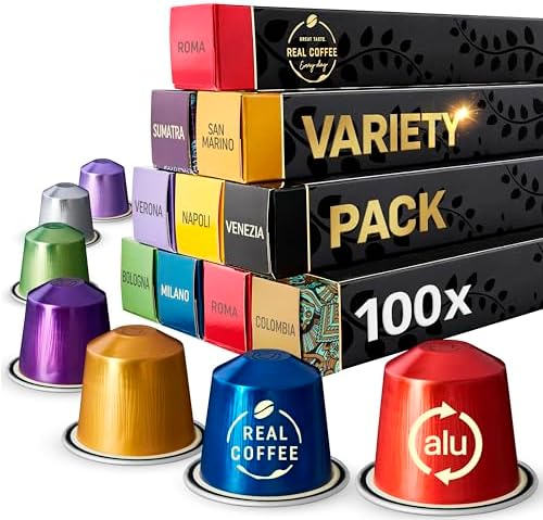 Amazon.com: Mixed Variety Pack for Nespresso Original Machines | 100 ...