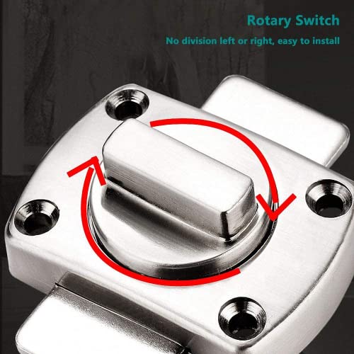 1 PCS Door Bolt Security Gate Latch Door Lock Bathroom Door Lock Rotate ...