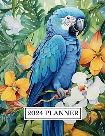 Amazon.com: Parrot Weekly Monthly Planner 2024: January through ...