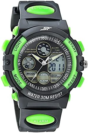 SF Hustler Analog-Digital Grey Round Dial Men's Sport Watch-77117PP05W ...