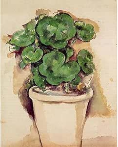 Amazon.com: Pot of Geraniums by Paul Cezanne PD - Van-Go Paint-by ...