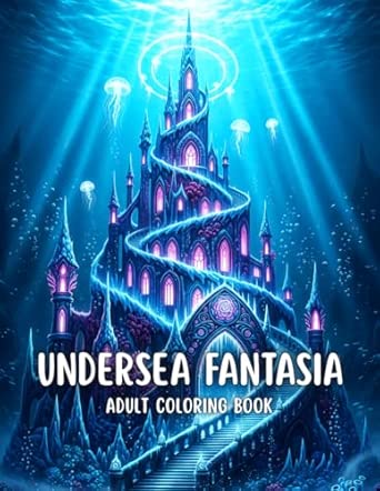 Amazon.com: Undersea Fantasia Adult Coloring Book: Magical Ocean ...