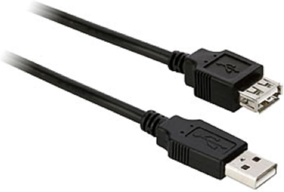 Amazon.com: V7 V7-USB2AA-06 USB Passive Extension Cable USB A/A M/F (6 ...