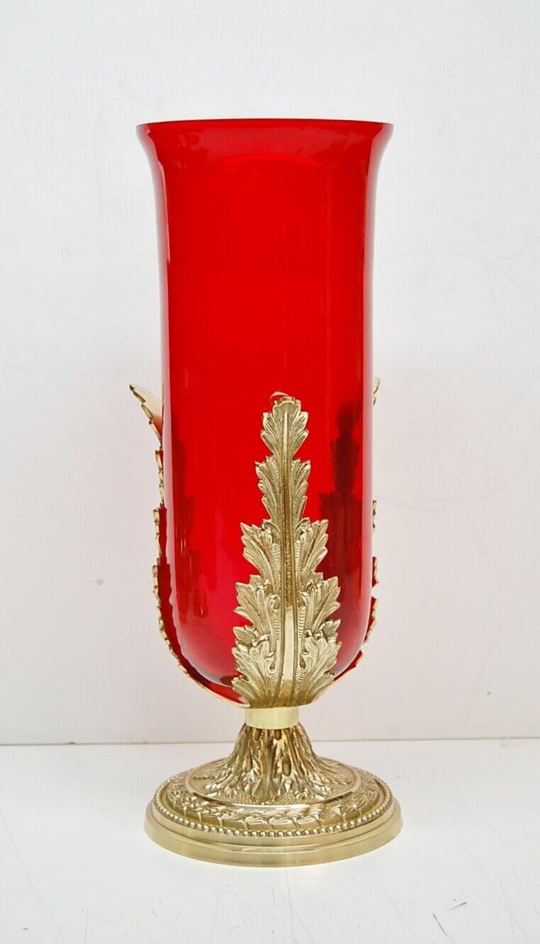 Sanctuary Lamp Standing Altar Top Style with Red Glass Globe - (CCG-86 ...