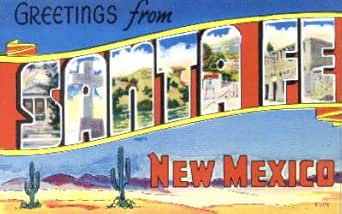 Santa Fe, New Mexico Postcard at Amazon's Entertainment Collectibles Store