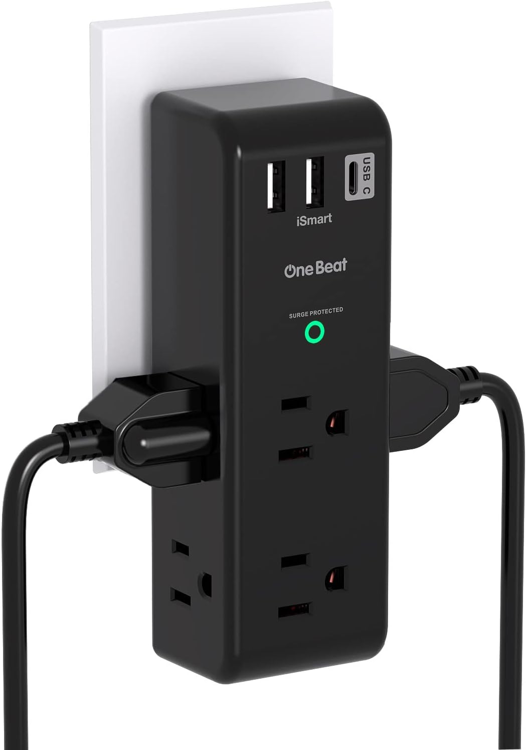 Amazon.com: Surge Protector Outlet Extender - with Rotating Plug, 6 AC ...
