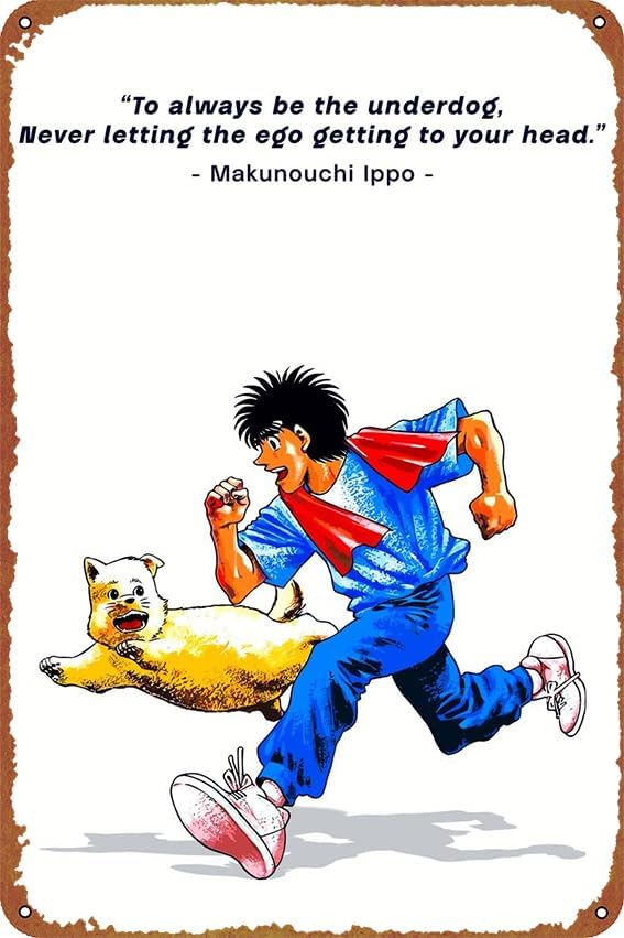 Amazon.com: IEITB Hajime No Ippo Animes 12x8 Inch Rust-Free Tin Poster ...