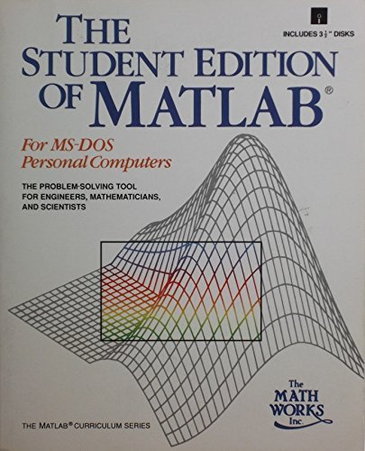 Amazon.com: The Student Edition of Matlab for MS-DOS Personal Computers ...