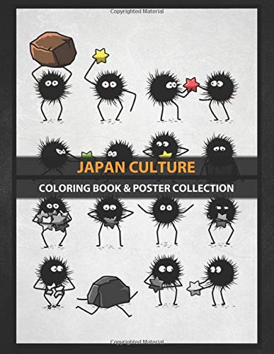 Coloring Book & Poster Collection: Japan Culture Susu Family Anime ...