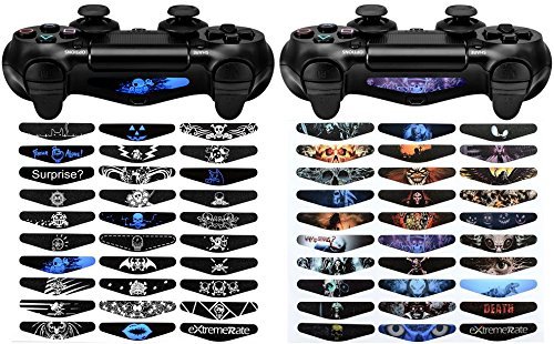 Amazon.com: eXtremeRate 60 Pcs/Set Vinyl Reuseable Lighttight Led Light ...