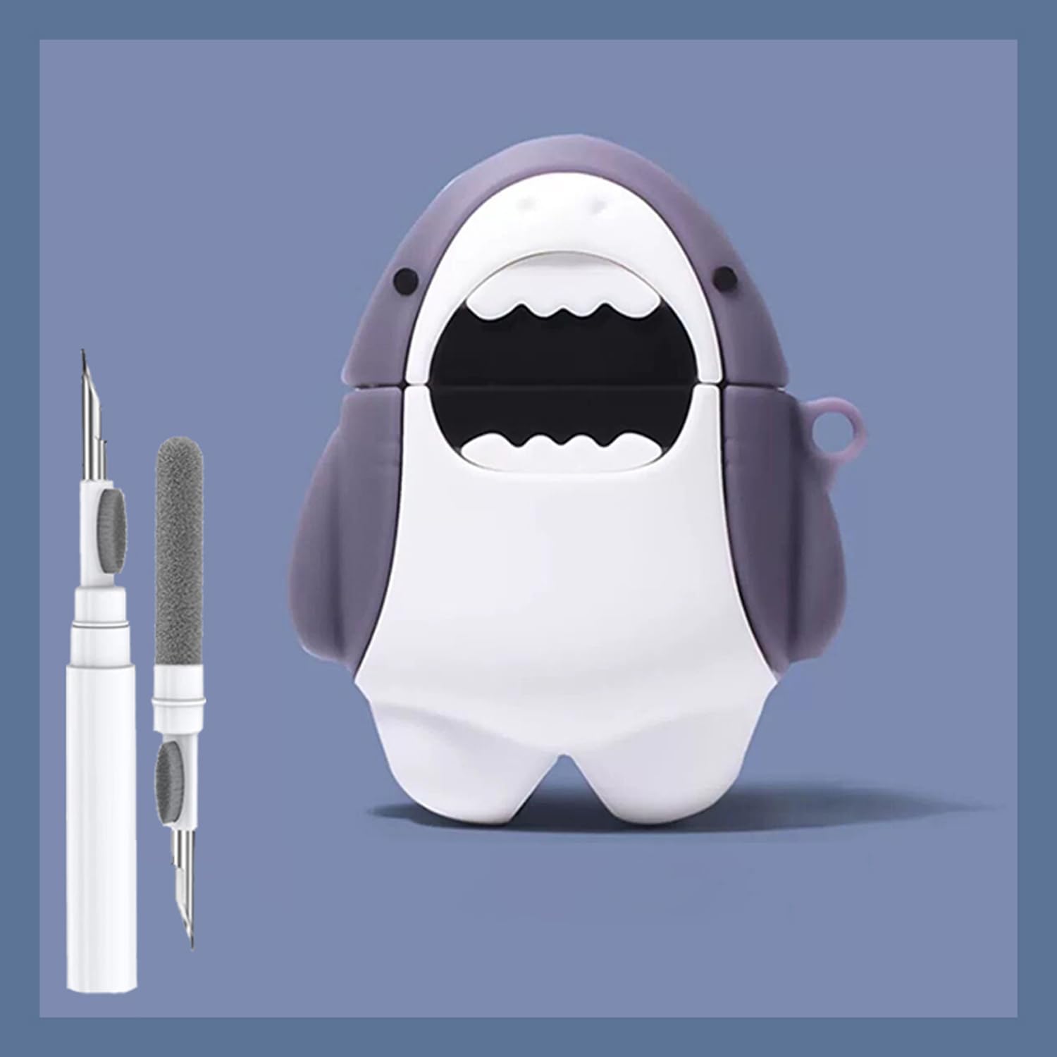 Amazon.com: Cute Shark Case for Airpod 2nd 1st Generation Case, Funny ...