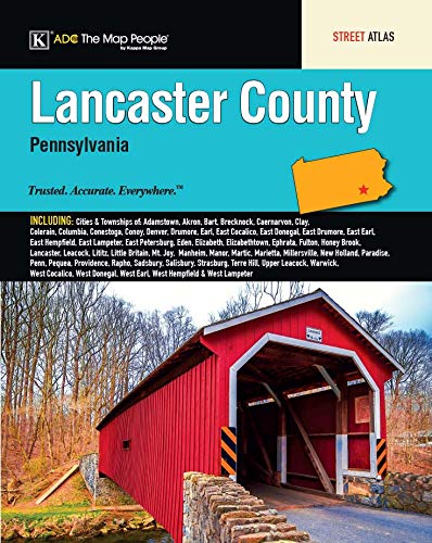 Lancaster County PA Atlas: Amazon.co.uk: Kappa Map: 9780762593088: Books