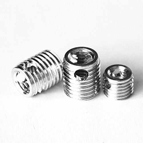 Delisert 308 Carbon Steel Self Tapping Threaded Insert M3X6mm 100pcs ...