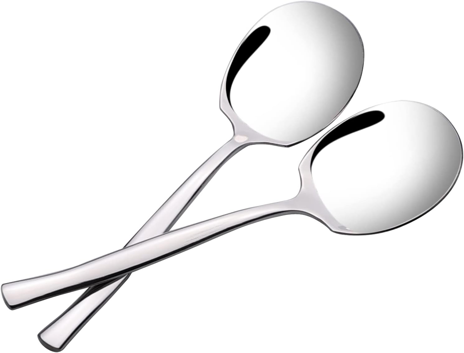 Amazon.com | Parlynies 8 Pieces Large Serving Spoons, Stainless Steel ...