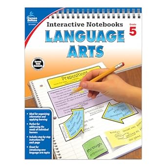 Amazon.com: Language Arts, Grade 5 (Interactive Notebooks ...
