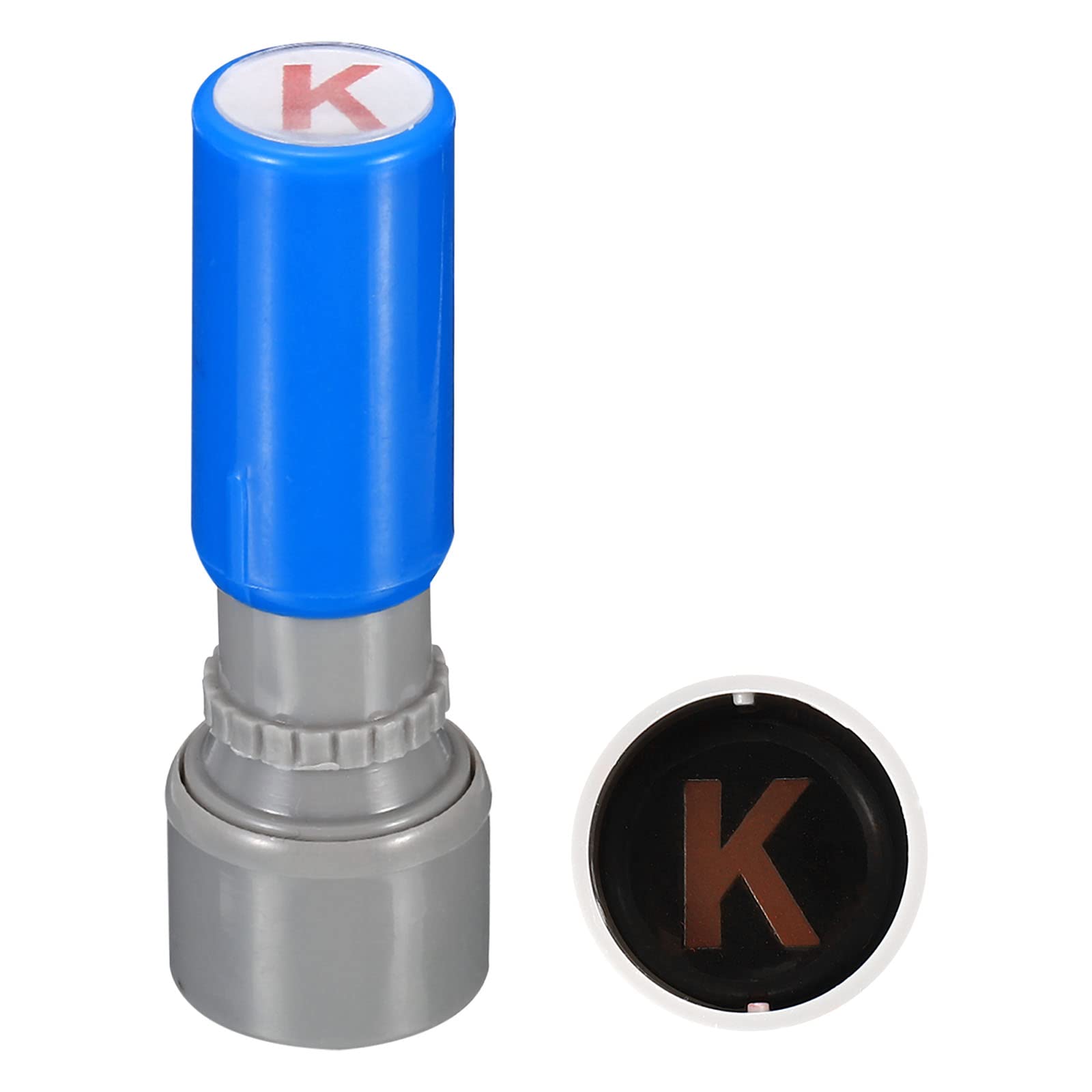 Amazon.com : PATIKIL Letter Stamps Self Inking, Character K 7mm ...