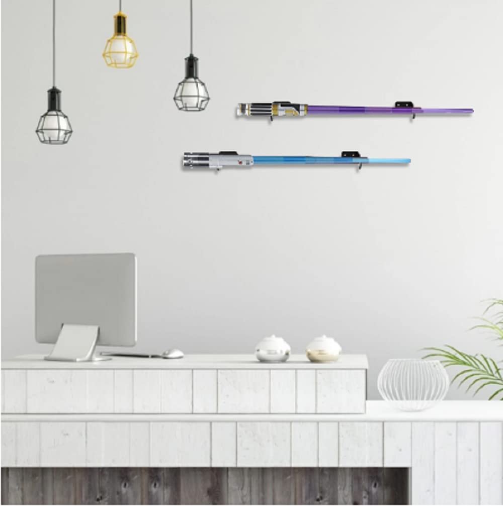 Snapklik.com : MANNIFEN Lightsaber Rack Wall-Mounted Transparent ...