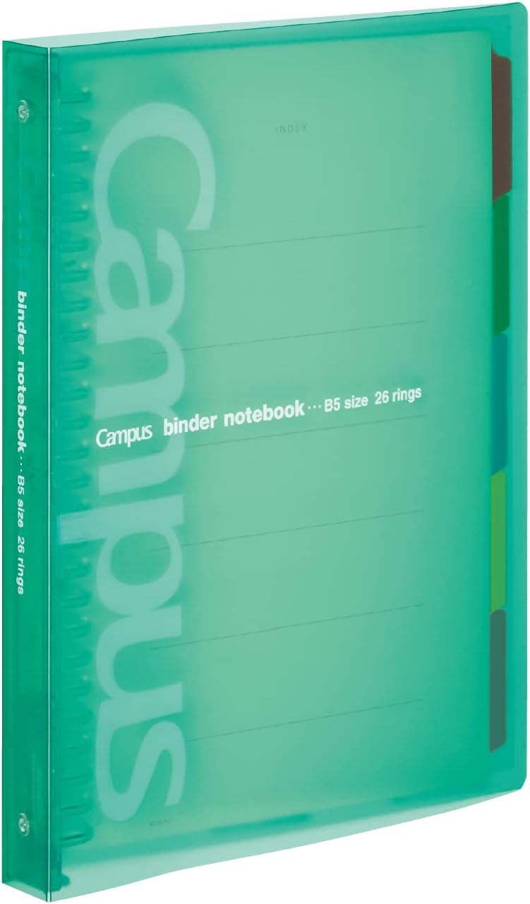 Amazon.com : 26-Rings Ring Binder, B5 Size Folder, Can Filler B5-26 ...