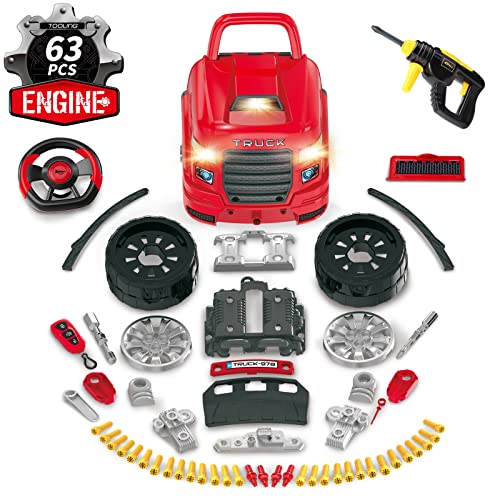 Snapklik.com : Deejoy Large Truck Builder Kit For Toddlers 3-5, Kids ...