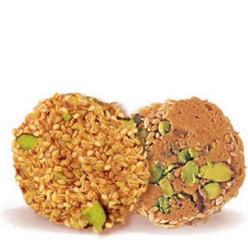 Amazon.com: Sesame Barazek Cookies Filled with Pistachio Nuts| 100 ...