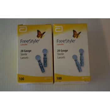 Amazon.com: Freestyle Sterile Lancets 28 gauge - 200 ct: Health ...