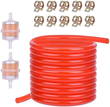 Amazon.com : 2PCS Carburetor Fuel Line W/Clamp For Predator 212cc 6.5HP ...