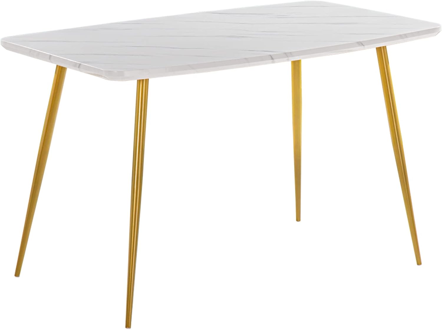 Amazon.com - Karl home Modern Marble Dining Table, Kitchen & Dining ...