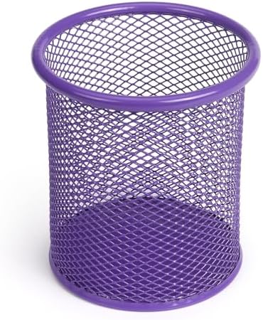 Amazon.com: auroray Purple Pen Holder for Desk, 3 Pack Purple Mesh ...