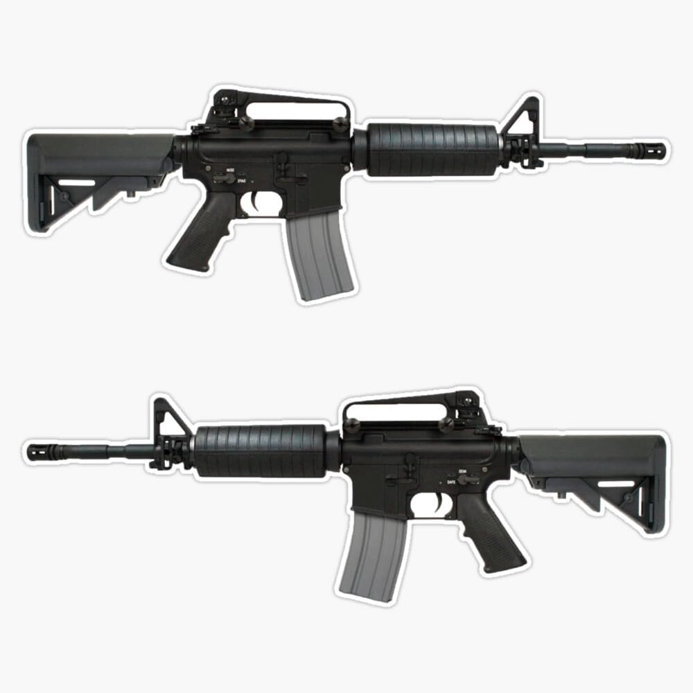 Amazon.com: Magnet Ar-15 Pack/Set (Colored Version) Magnet Vinyl Decal ...