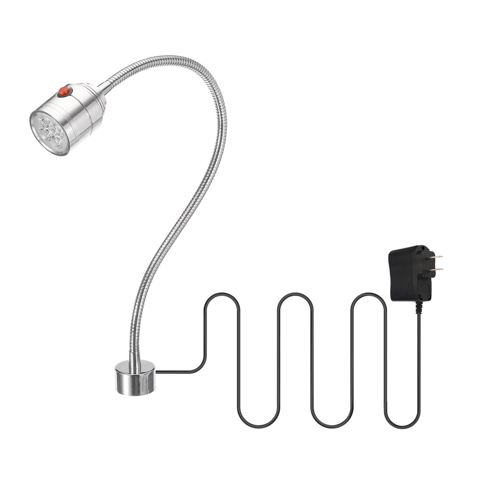 PATIKIL Magnetic Work Light, Flexible Geeseneck LED Light 1000 Lumen ...
