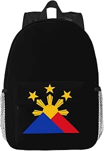 Amazon.com: ROSIHODE Cute Philippines Flag Backpack Filipino Sun and ...