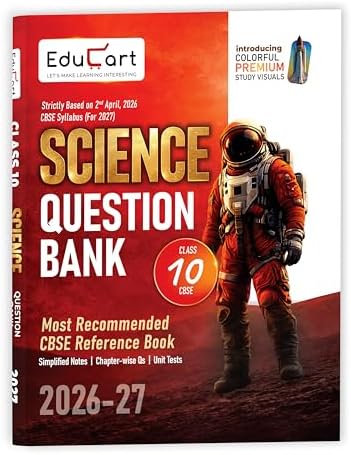 Educart CBSE Class 10 Science Question Bank 2026-27 | Based on Latest ...