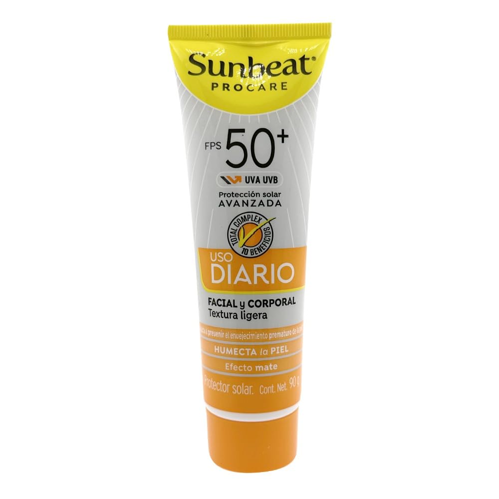 Sunbeat PROCARE USO DIARIO Bloqueador solar : Amazon.com.mx: Belleza