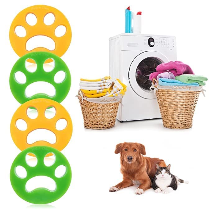 HUBBER Pet Hair Remover for Laundry- Dog Hair Remover Cat Hair Catcher ...