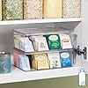 InterDesign Cabinet Binz Tea Bag Organizer Box, Clear : Amazon.ca: Home