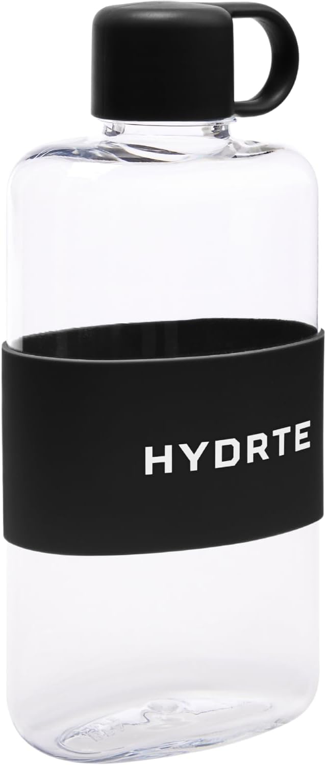 Amazon.com: Hydrte Slim Mini Water Bottle for TravelFlat DesignCute ...