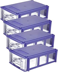 Amazon.com: Cabilock 4pcs Box Drawer Storage Box Drawer for Office Desk ...