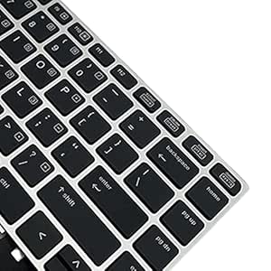 SILNOVO® Laptop Replacement Keyboard US Layout for Elitebook Folio ...